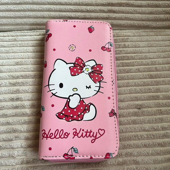 Bags | Pink Hello Kitty Wallet | Poshmark